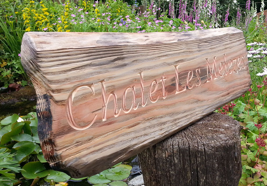 Rustic Carved Signs